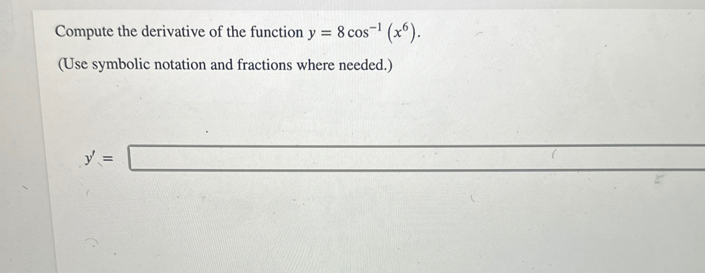 Compute the derivative of the function | Chegg.com