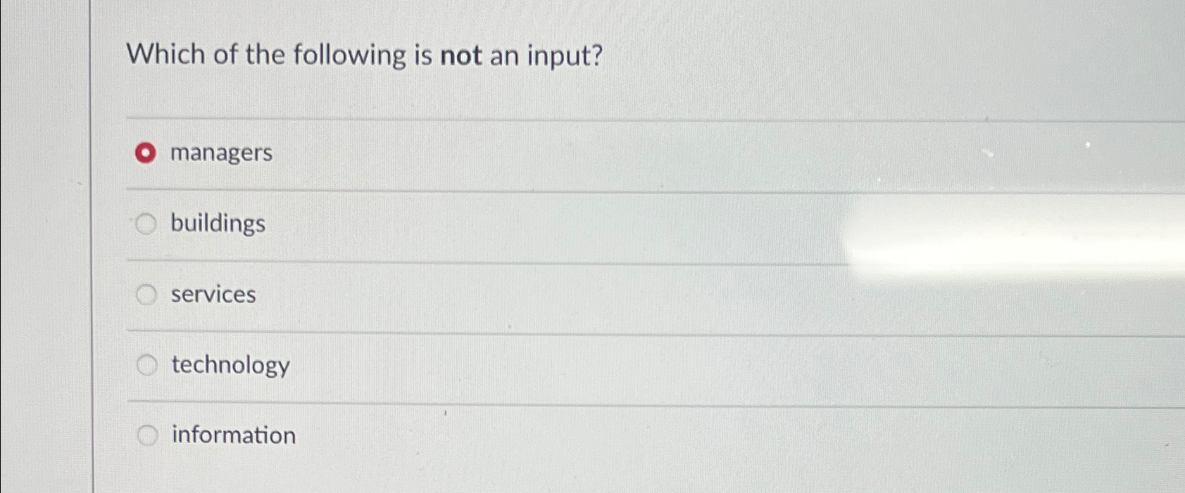 Solved Which of the following is not an | Chegg.com