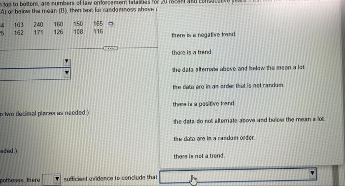 Solved isted below, from left to right and then top to | Chegg.com