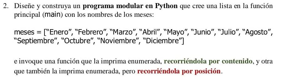 Solved 2. Design and build a modular Python program that | Chegg.com