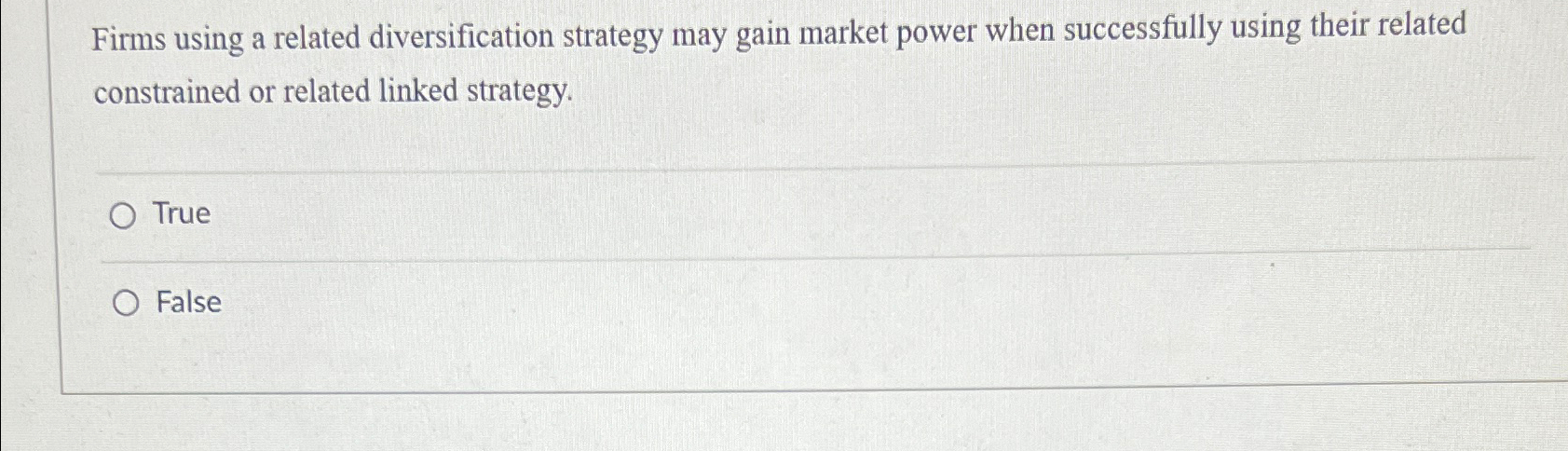 Solved Firms using a related diversification strategy may | Chegg.com