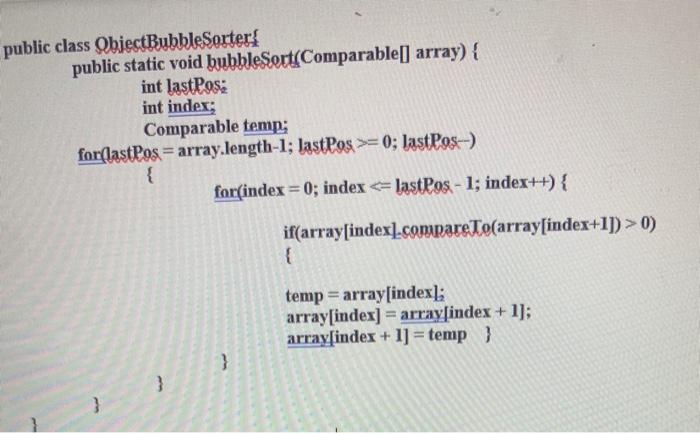 Solved Bubble Sort And Binary Search Algorithms With Array