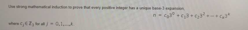 Solved Use strong mathematical induction to prove that every | Chegg.com