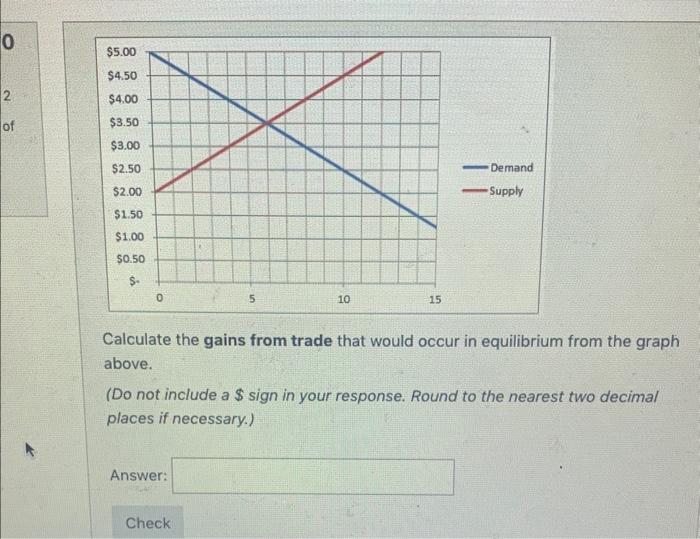 Solved Calculate the producer surplus that would occur in | Chegg.com