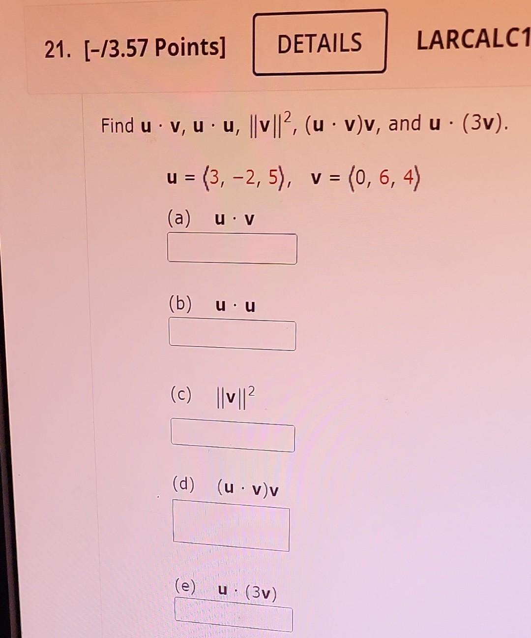 Solved Find the vector v with the given magnitude and the | Chegg.com