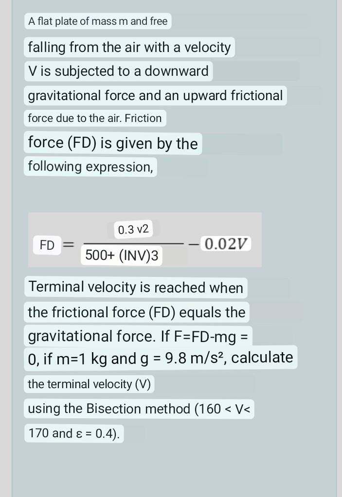 Solved gravitational force and an upward frictional | Chegg.com