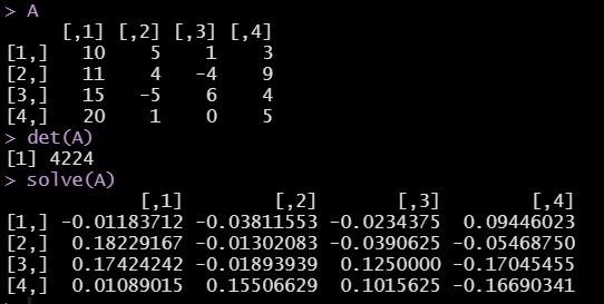 Solved Finding the reciprocal of the phenomenon matrix RThe | Chegg.com