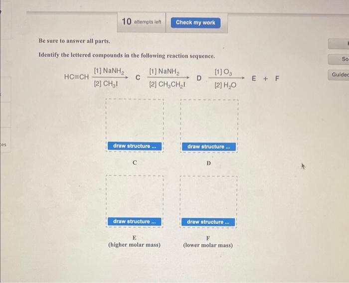 Solved Be sure to answer all parts. Identify the lettered | Chegg.com