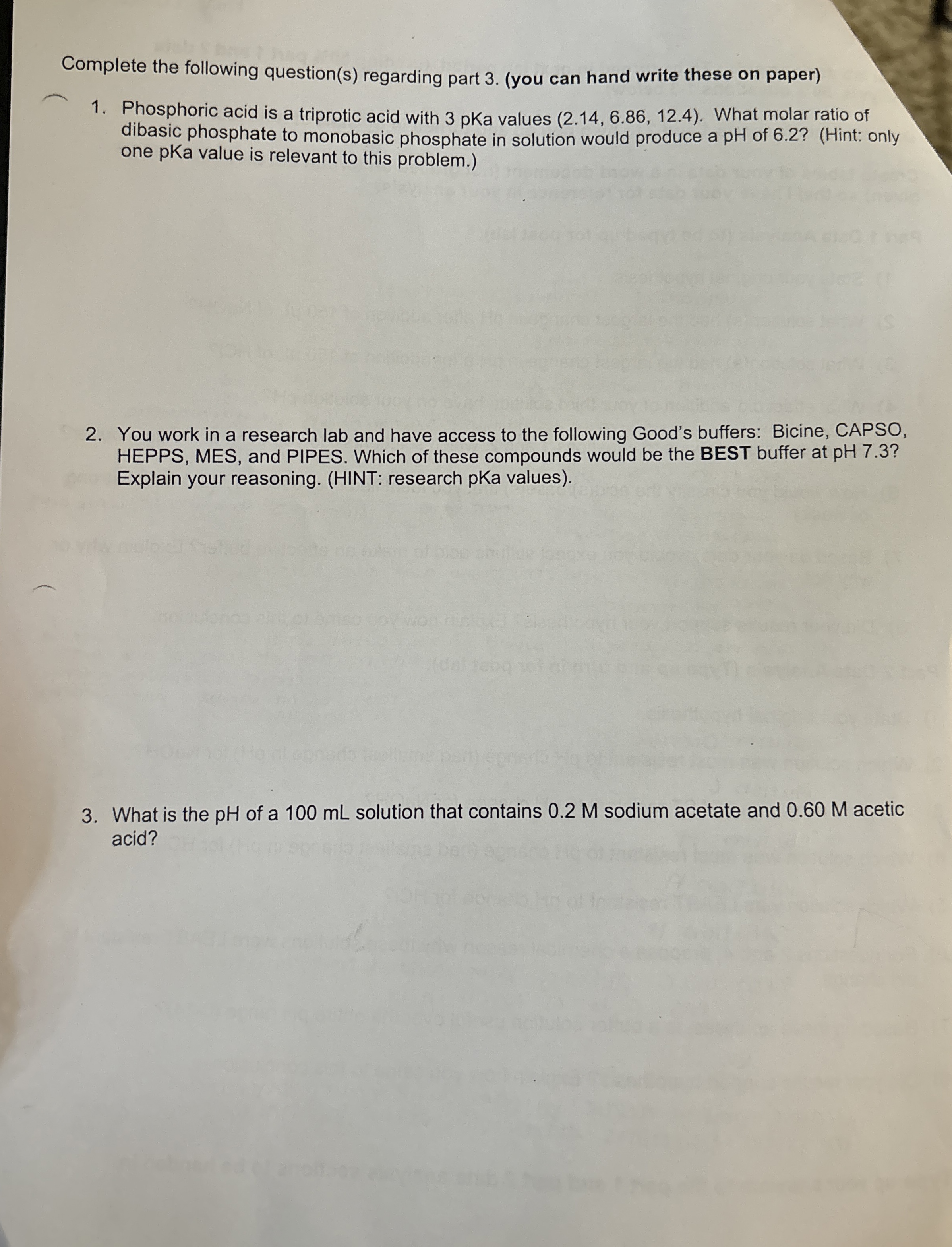 Solved Complete the following question(s) ﻿regarding part | Chegg.com