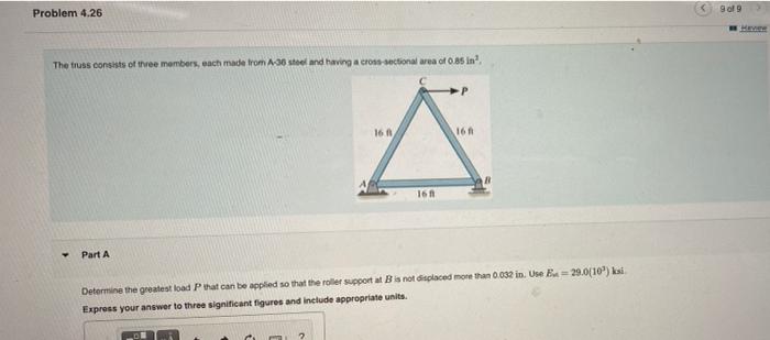 Solved Determine The Greatest P That Can Be Applied So That