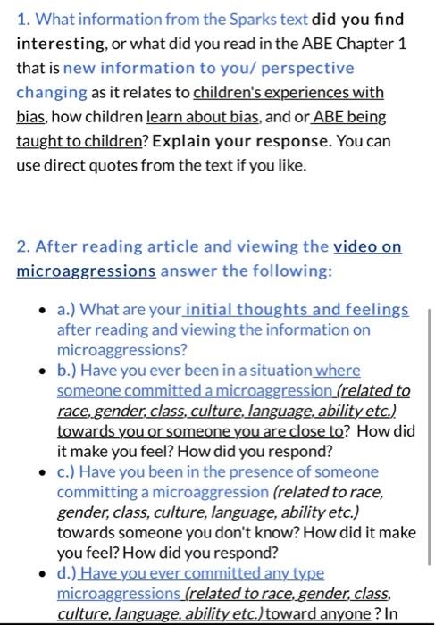 1. What information from the Sparks text did you find | Chegg.com