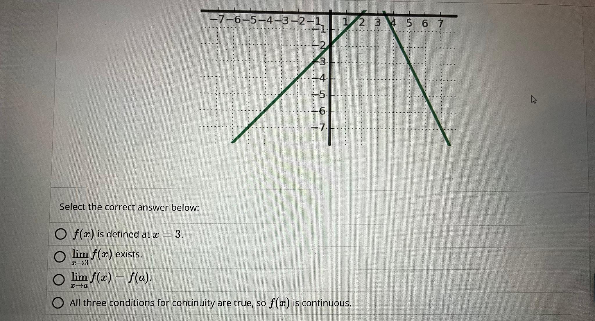 Solved \\n\\nSection 1.3 Continuity and the Intermediate | Chegg.com