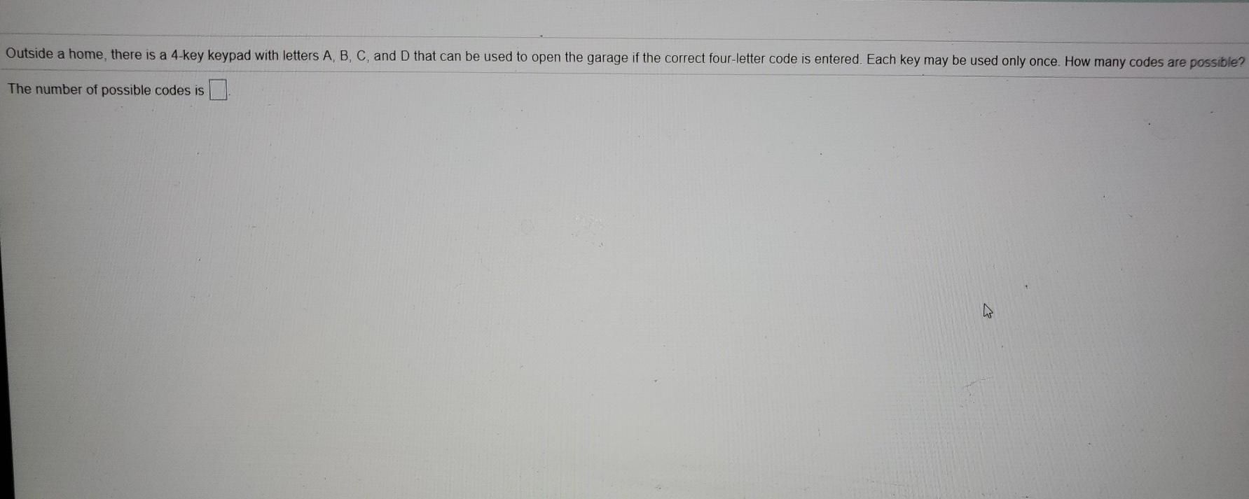 solved-outside-a-home-there-is-a-4-key-keypad-with-letters-chegg