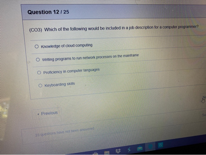 Solved ion 12 I 25 CO3 Which Of The Following Would Chegg
