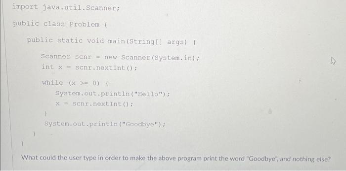 Solved import java.util.Scanner; public class Problem public | Chegg.com