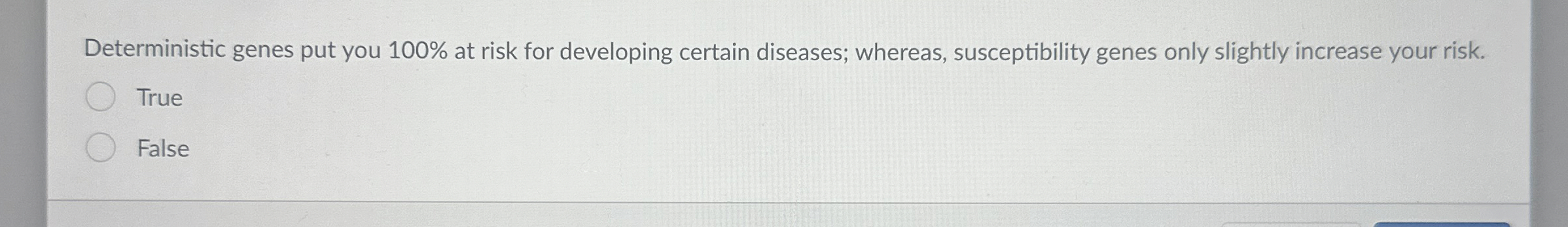 Solved Deterministic Genes Put You 100 ﻿at Risk For 7003