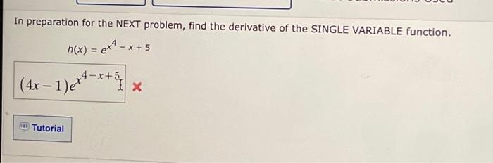 Solved In preparation for the NEXT problem, find the | Chegg.com
