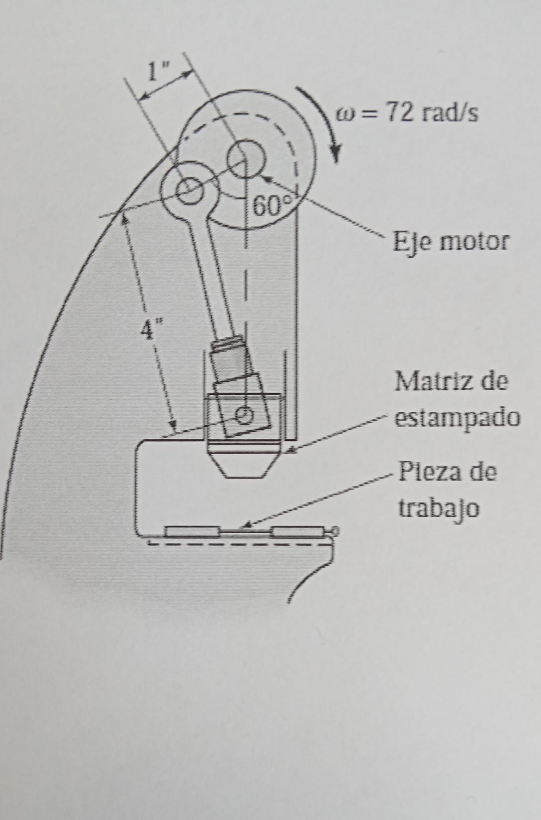 Solved calculate the linear speed of the stamping die if the | Chegg.com