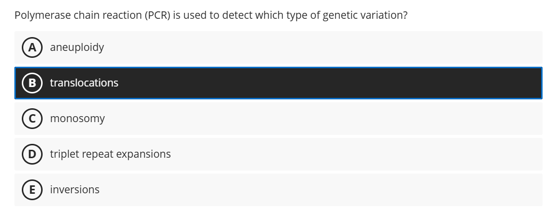 Solved Polymerase chain reaction (PCR) ﻿is used to detect | Chegg.com