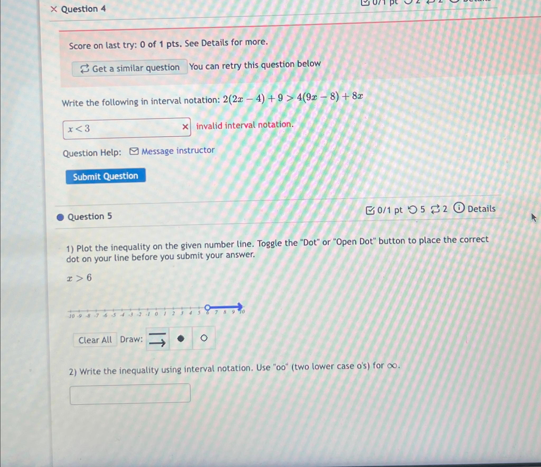 Solved × ﻿question 4score On Last Try 0 ﻿of 1 ﻿pts ﻿see
