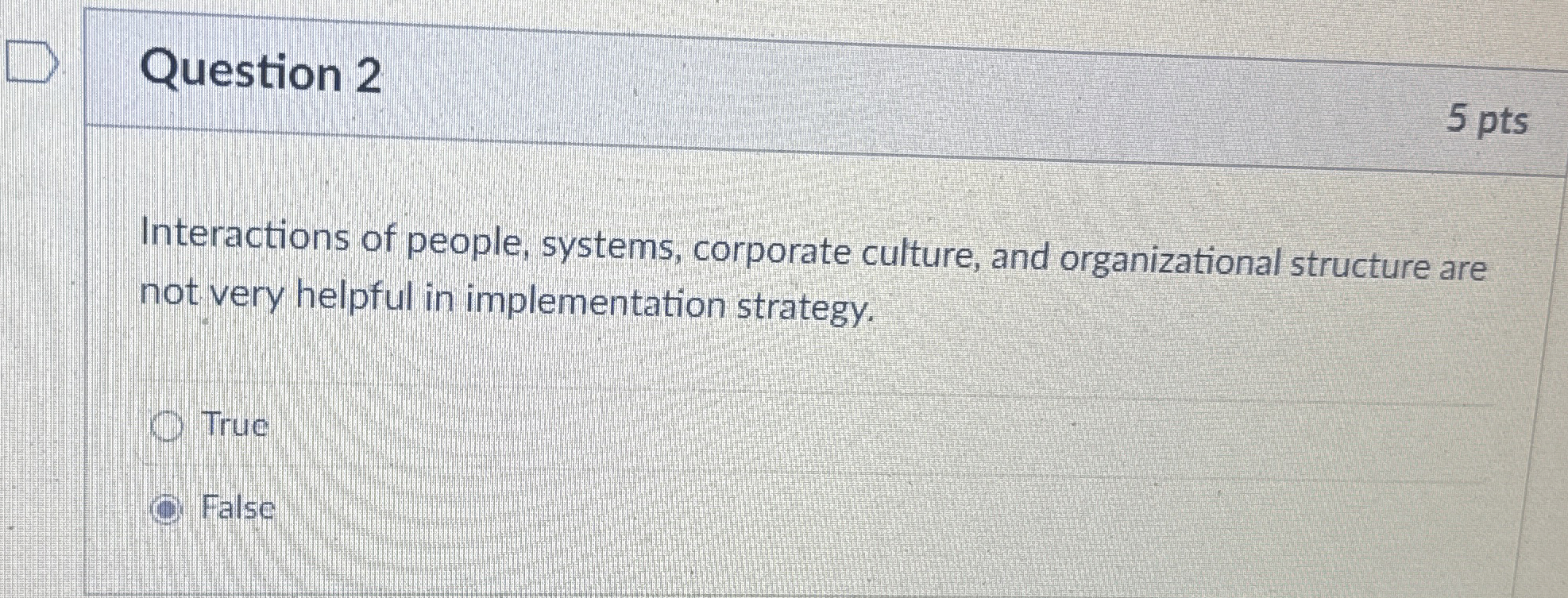 Solved Question 2Interactions of people, systems, corporate | Chegg.com