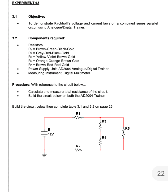 Solved EXPERIMENT \#3 3.1 Objective: - To demonstrate | Chegg.com