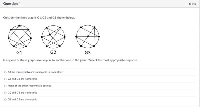 Solved Consider the three graphs G1,G2 and G3 shown below. | Chegg.com