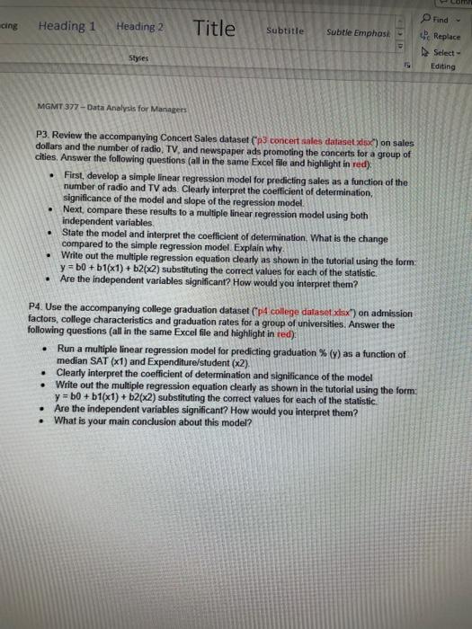Solved Please help. I attatched the directions for thr | Chegg.com