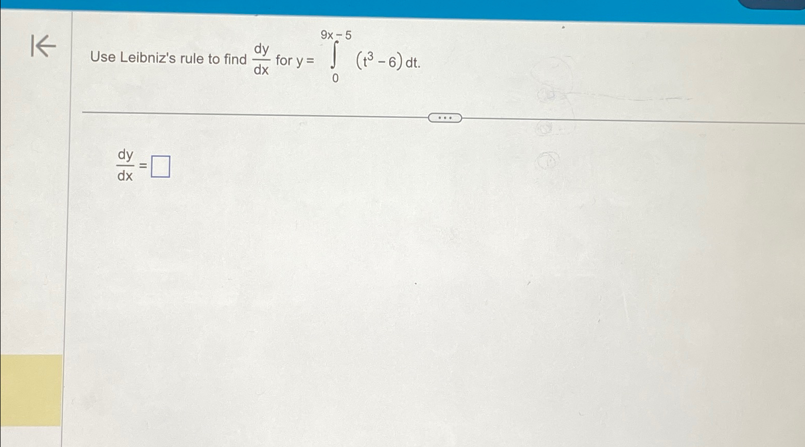 Solved Use Leibniz's rule to find dydx ﻿for | Chegg.com