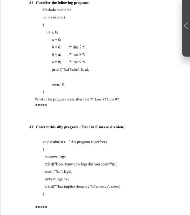 Solved void main(int) / this program is perfect / f int | Chegg.com