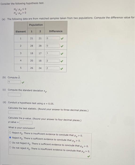 Solved Consider The Following Hypothesis Test 9037