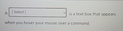 Solved A ﻿is a text box that appears when you hover your | Chegg.com