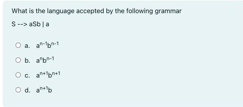 Solved What is the language accepted by the following | Chegg.com