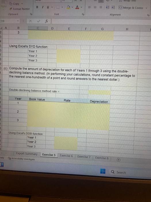Solved declining balance method. (In performing your | Chegg.com