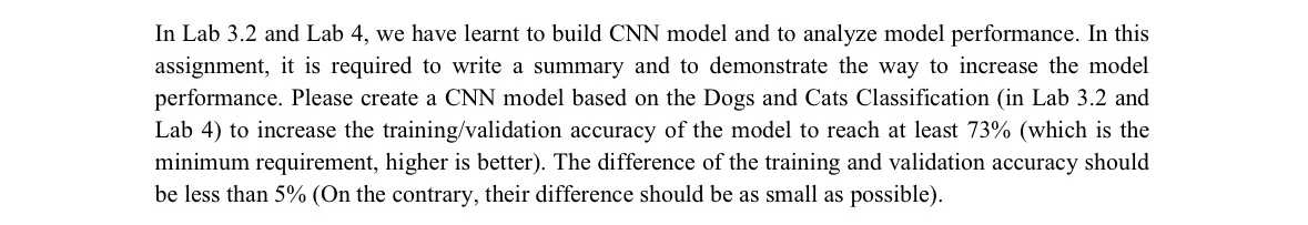 Solved In Lab 3.2 ﻿and Lab 4, ﻿we have learnt to build CNN | Chegg.com