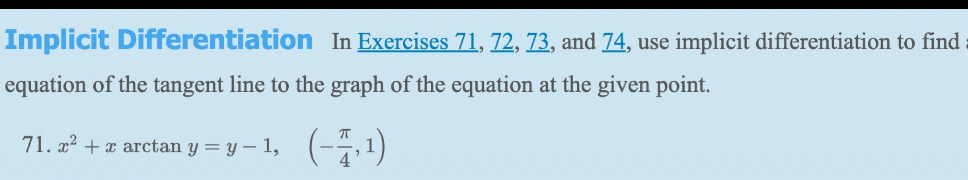 Solved Implicit Differentiation In Exercises 71,72,73?, ﻿and | Chegg.com