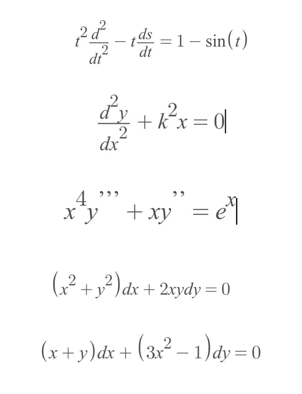 Solved Are the differential equations linear? What are their | Chegg.com