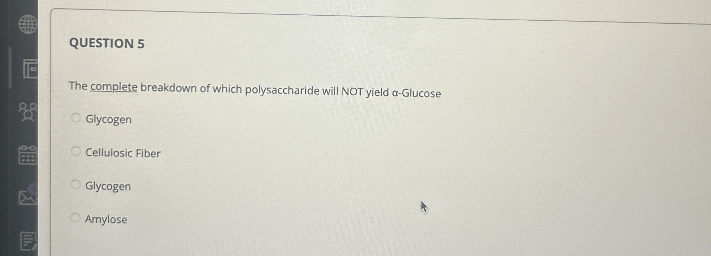 Solved QUESTION 5The complete breakdown of which | Chegg.com