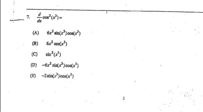 Solved 16. If f(x)=e2x and g(x)=lnx, then the derivative of | Chegg.com