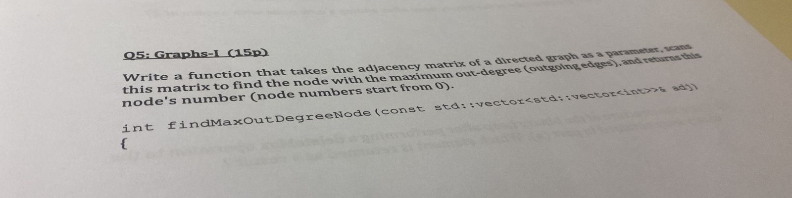 Solved Q5: Graphs -1 (150)Write a function that takes the | Chegg.com