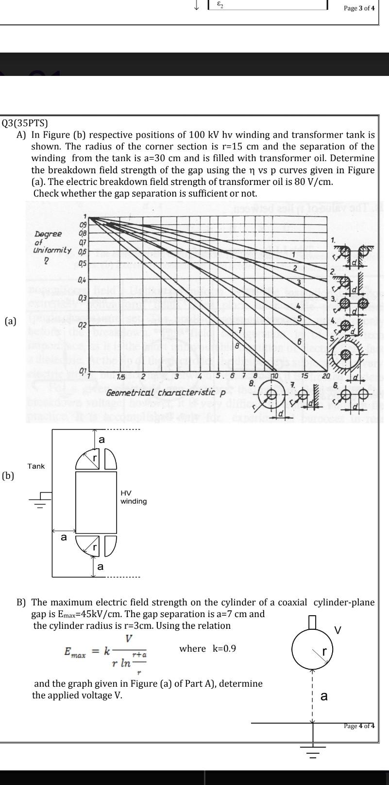 &2 Page 3 of 4 Q3(35PTS) A) In Figure (b) respective | Chegg.com