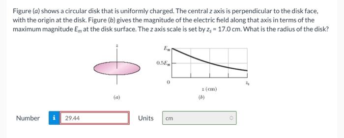 Solved Figure (a) shows a circular disk that is uniformly | Chegg.com