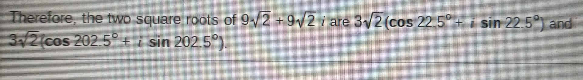 Solved Find the square roots of the number. 8+8V3 i The | Chegg.com