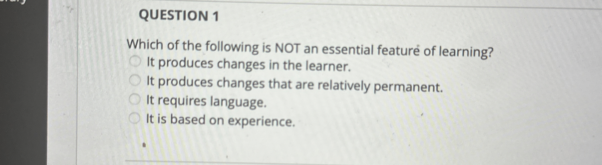 Solved QUESTION 1Which of the following is NOT an essential | Chegg.com