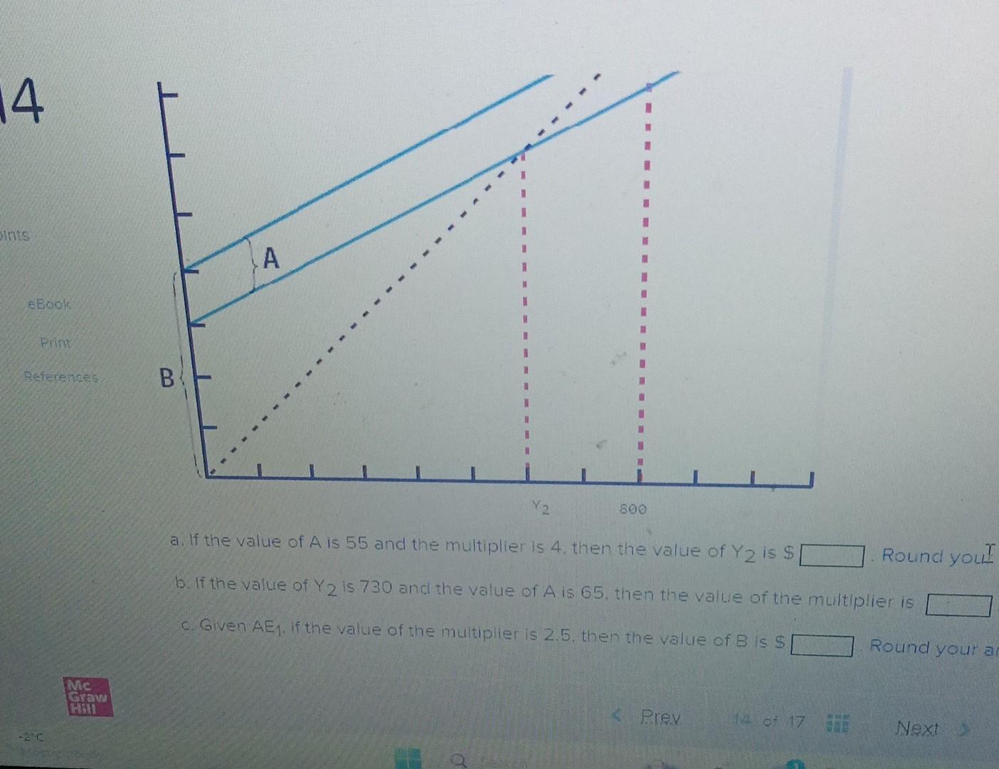 Solved a. If the value of A is 55 and the multiplier is 4 , | Chegg.com