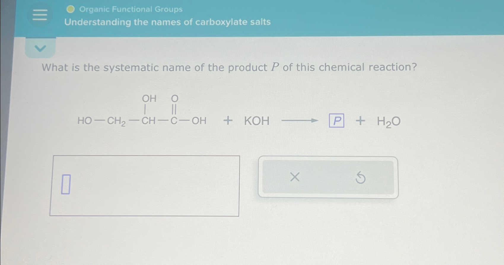 Solved Organic Functional GroupsUnderstanding the names of | Chegg.com