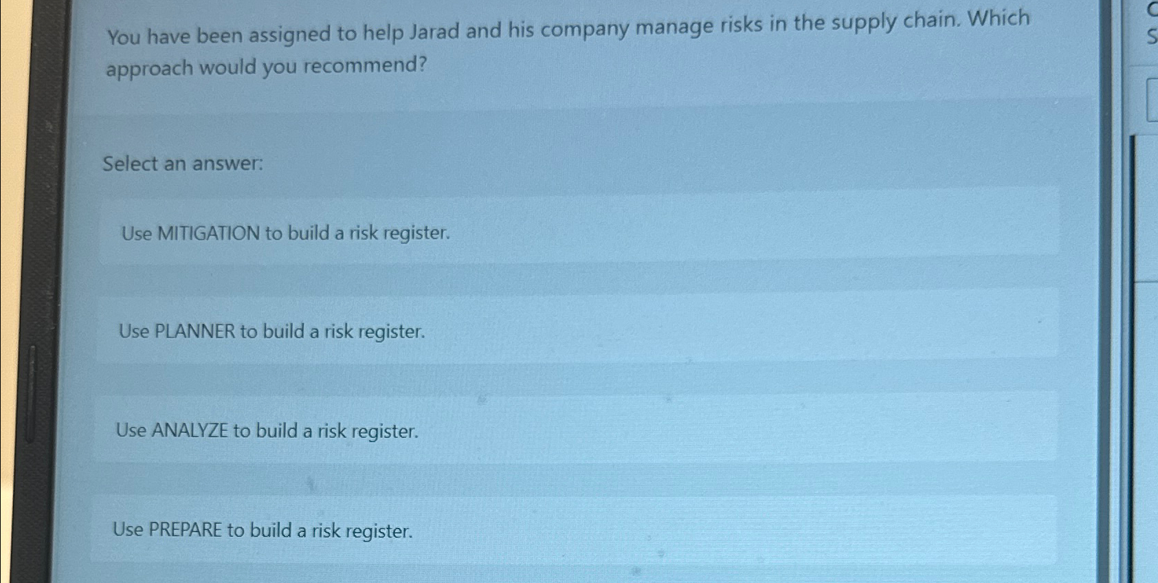 Solved You have been assigned to help Jarad and his company | Chegg.com