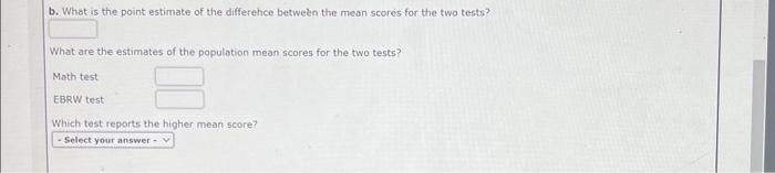 Solved The College Board SAT college entrance exam consists | Chegg.com