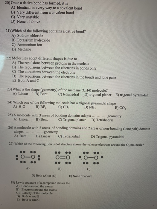 Solved 20 Once A Dative Bond Has Formed It Is A Identical Chegg solved-20-once-a-dative-bond-has-formed-it-is-a-identical-chegg