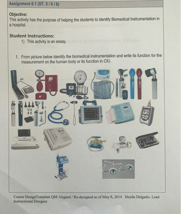 Solved Assignment 6.1 (ST.5/6/8) Objective: This activity | Chegg.com